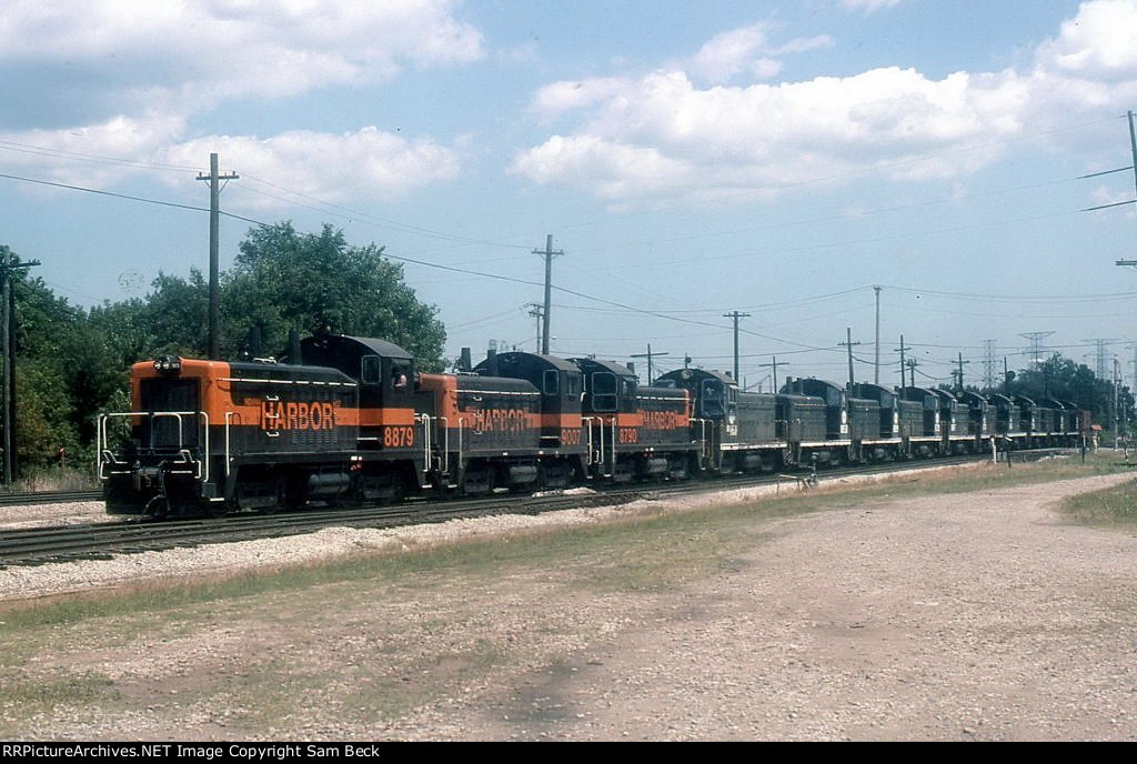 IHB 8879, 9007, and 8790 with the Hospital Train